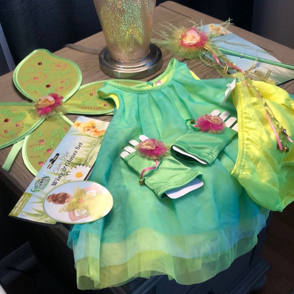 Disney | Costumes | Tinkerbell Bundle Costume For 2m | Poshmark